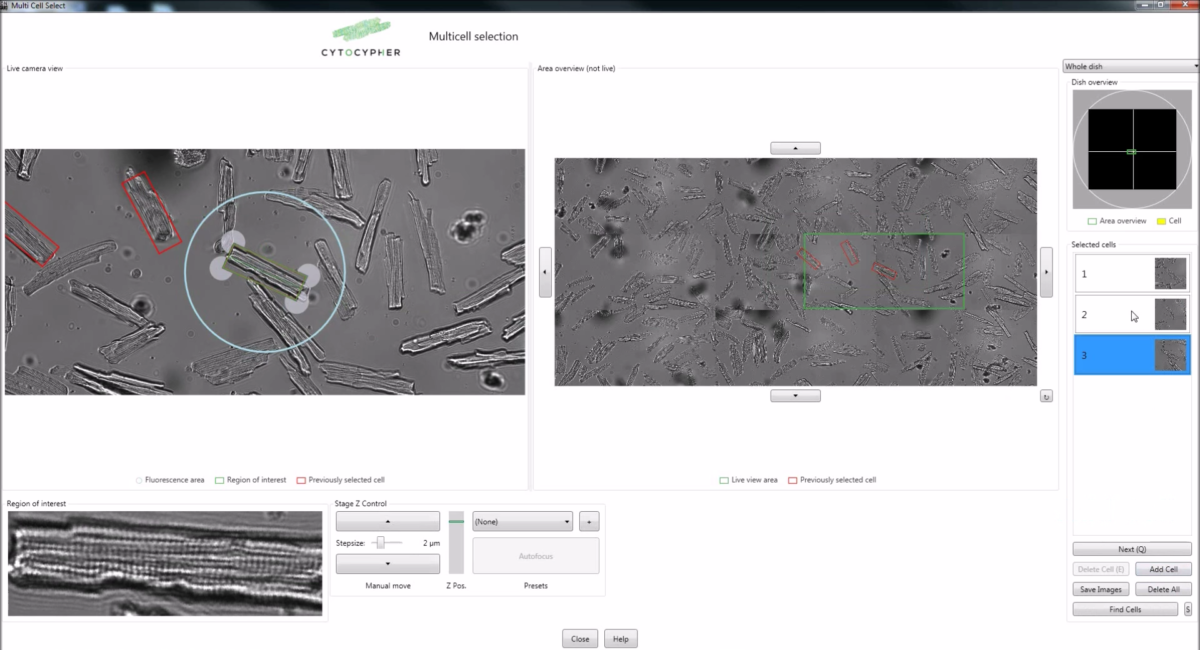 Automatic Cell Finder - IonOptix
