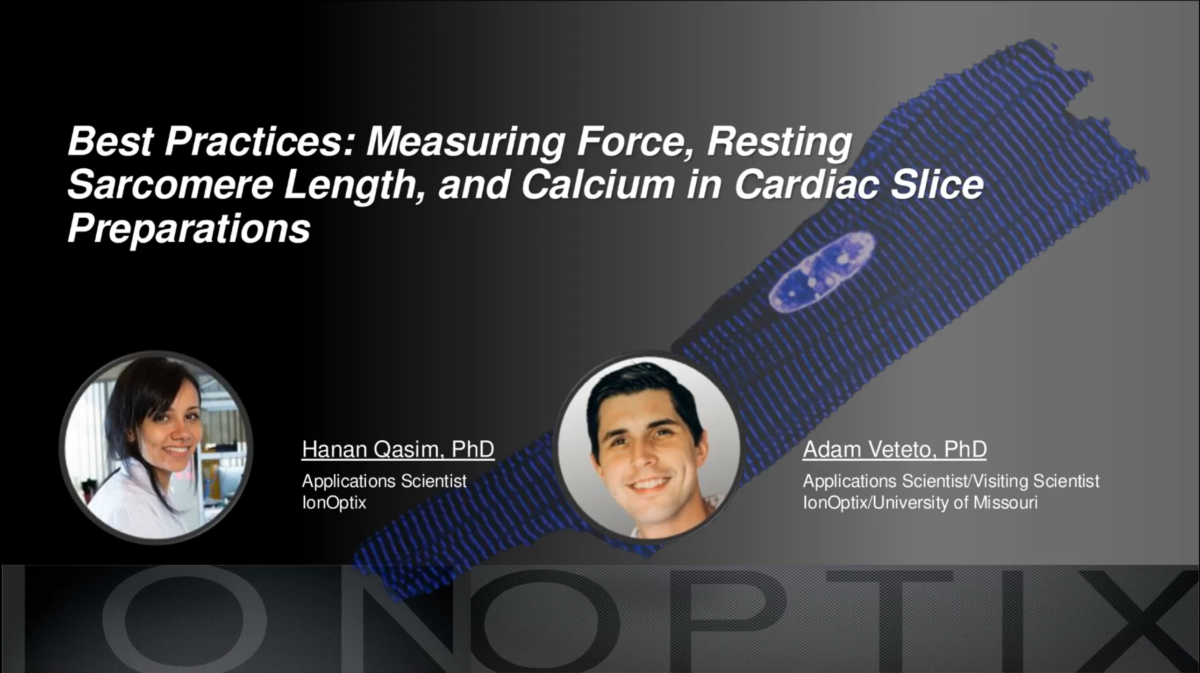 IonOptix Video Tutorials: IonWizard Data Analysis - IonOptix